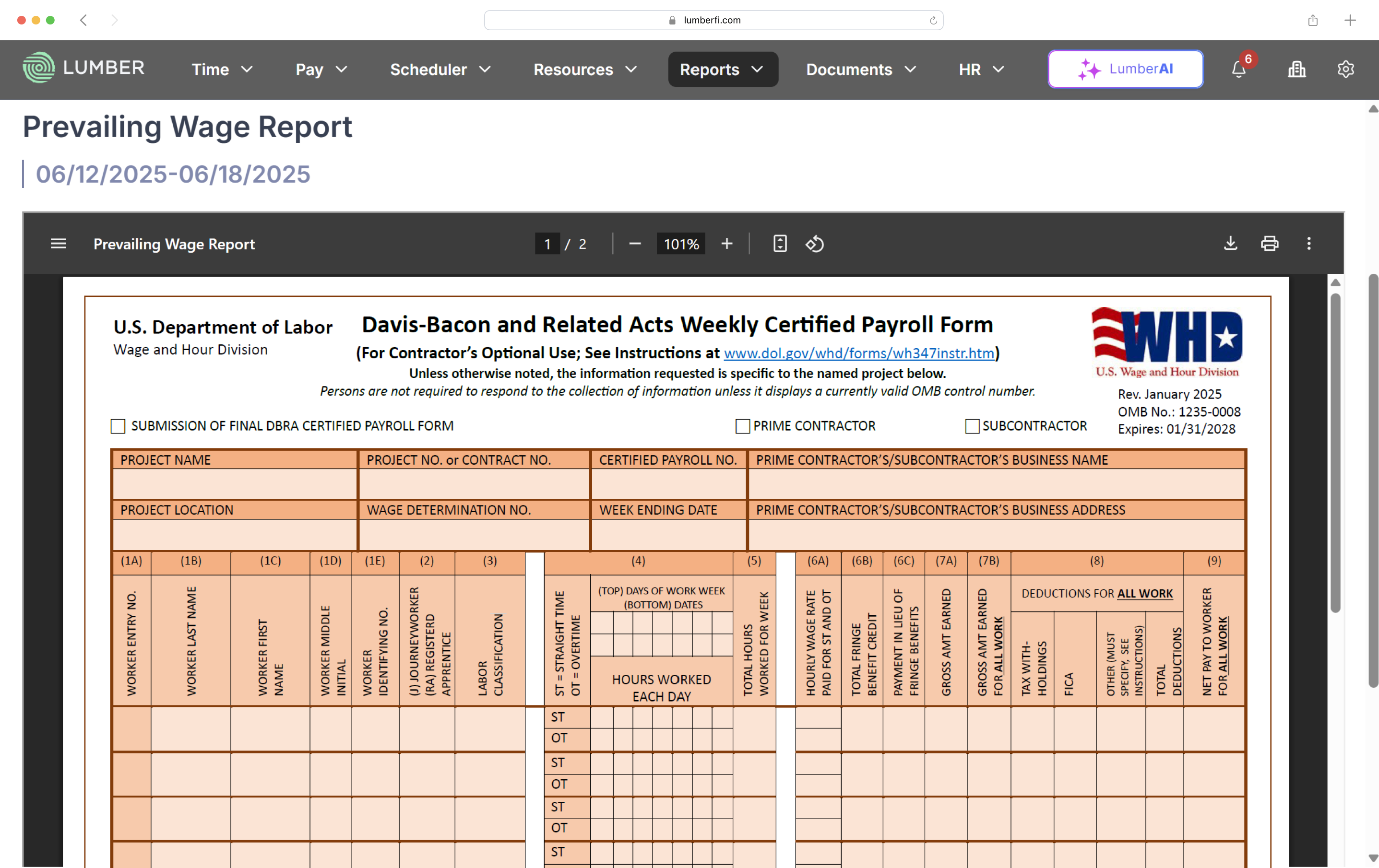 New WH-347 Form 2025: Essential Guide for Construction Certified ...